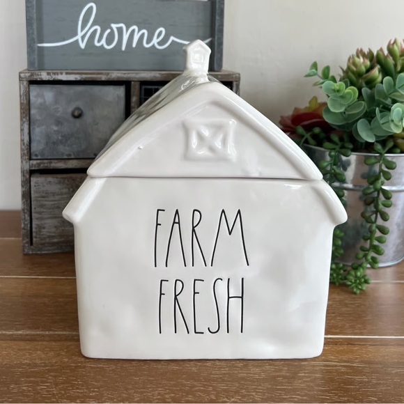 Rae Dunn | Kitchen | New Rae Dunn Farm Fresh White Ceramic Farmhouse ...